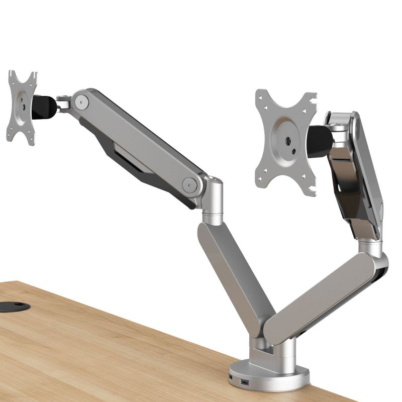 Dual Monitor Arm With USB - Office Design Concepts