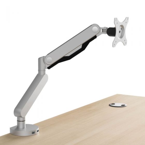 Single Monitor Arm With USB - Office Design Concepts