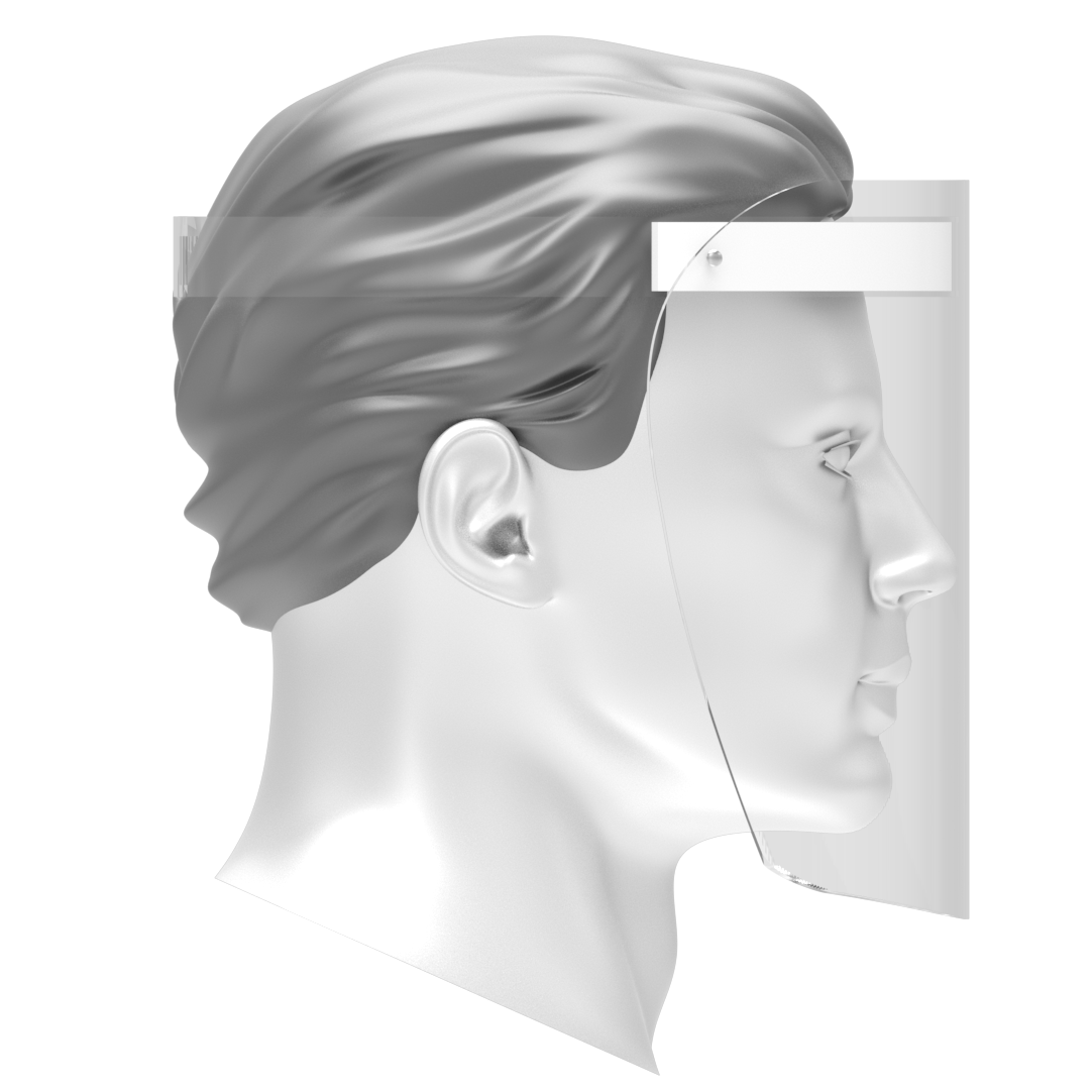 Disposable Personal Face Shield with Foam - 100 Pack - Office Design ...